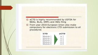 CTD and eCTD Format | PPTX