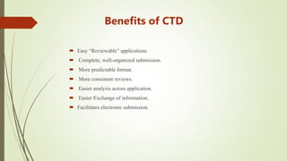 CTD and eCTD Format | PPTX