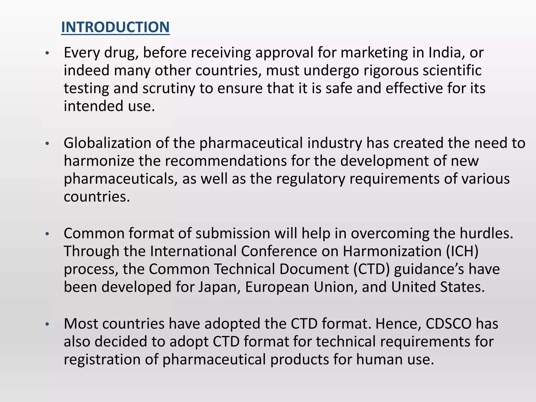 CTD (common technical document) | PPTX