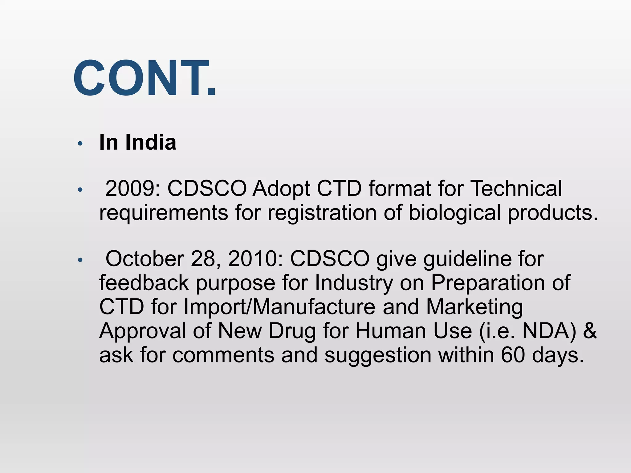 CTD (common technical document) | PPTX