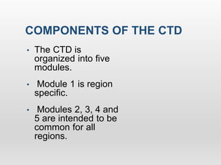 CTD (common technical document) | PPTX