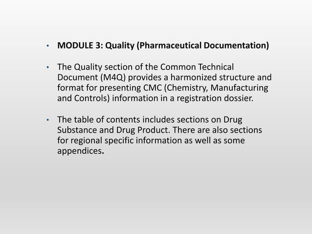 CTD (common technical document) | PPTX | Pharmaceutical Industry ...