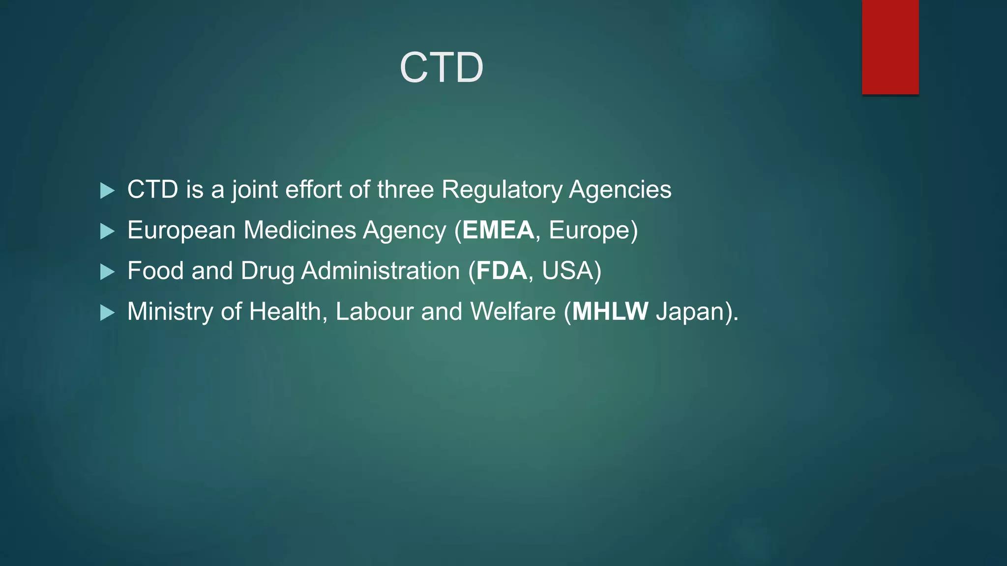 CTD and ECTD by Akshay Trivedi | PPTX