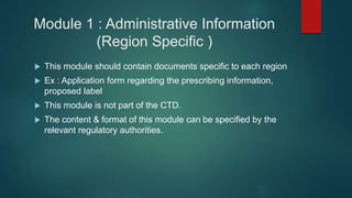 CTD and ECTD by Akshay Trivedi | PPTX