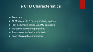 CTD and ECTD by Akshay Trivedi | PPTX