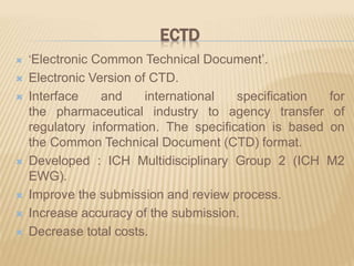 CTD & E-CTD | PPTX