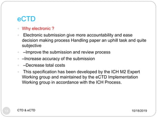 Ctd & ectd | PPTX
