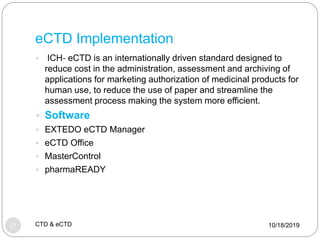 Ctd & ectd | PPTX