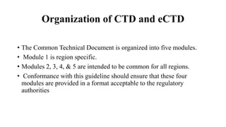 CTD & eCTD | PPT