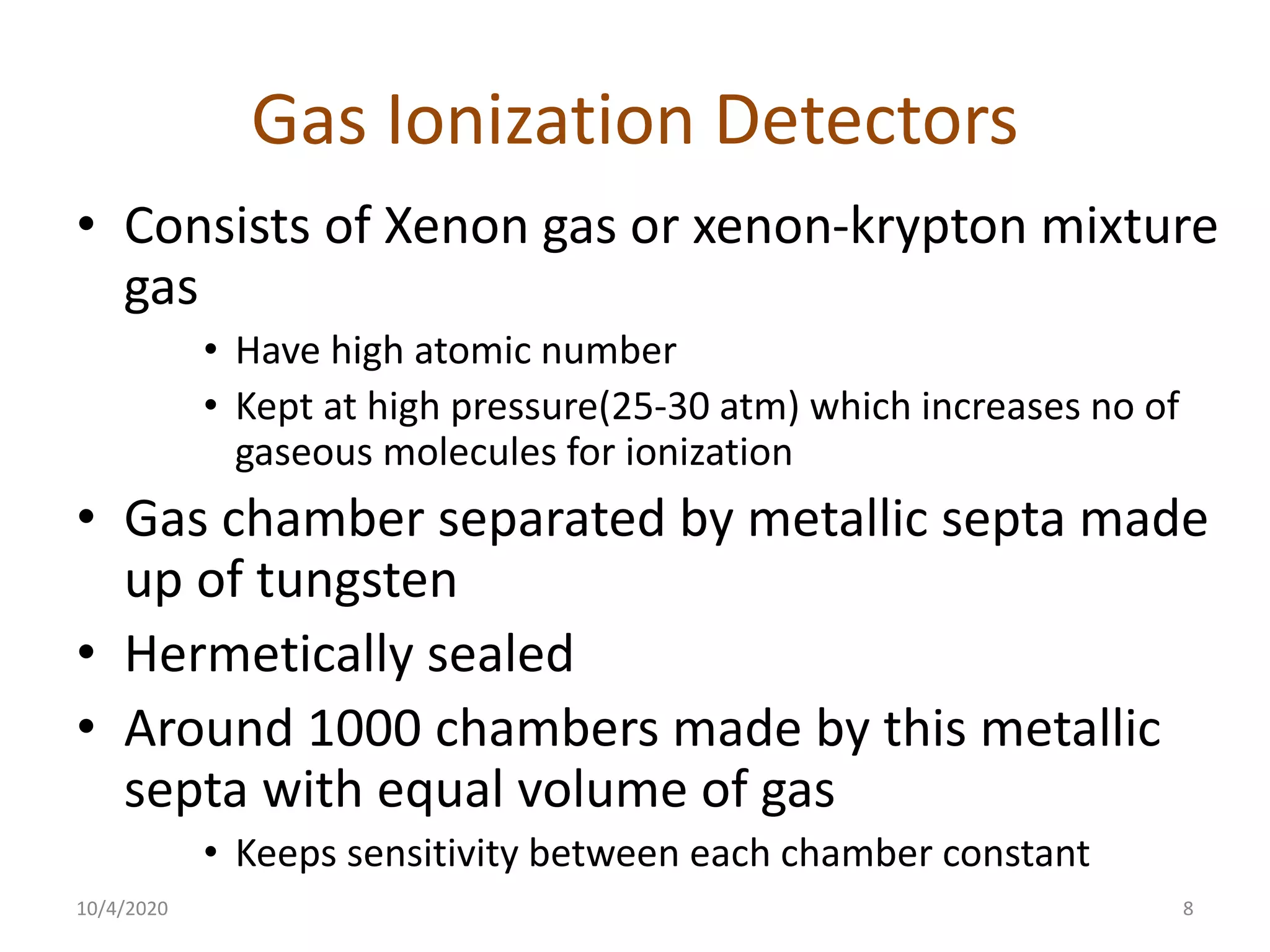 Ct Detectors | PPTX