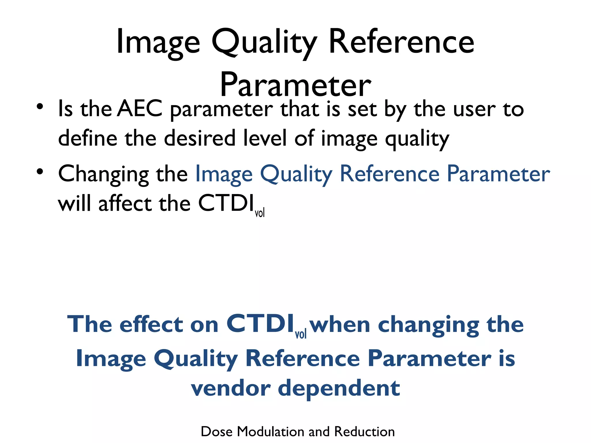 CTDI (Computed Tomography Dose Index | PPT