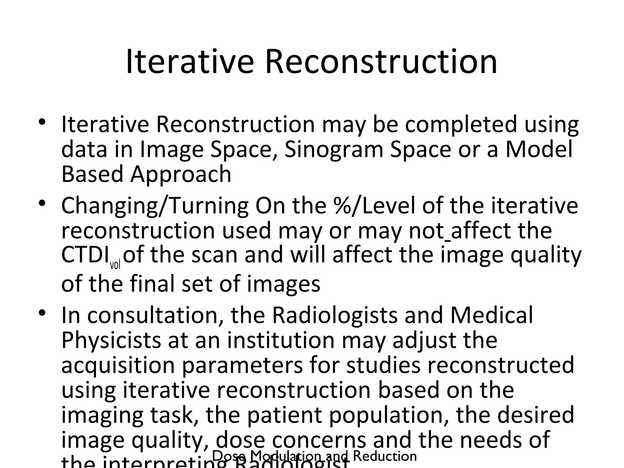 CTDI (Computed Tomography Dose Index | PPT