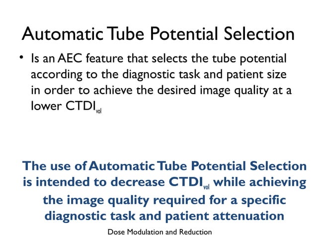 CTDI (Computed Tomography Dose Index | PPT