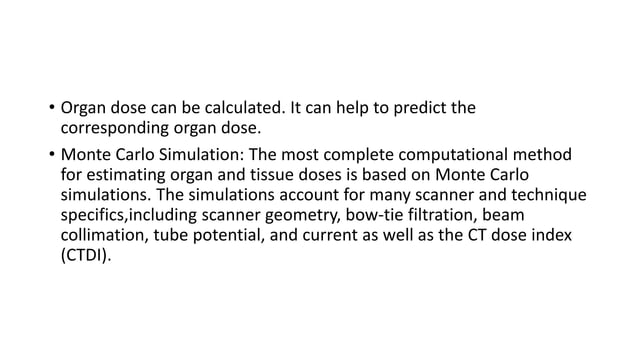 Computed Tomography Dose Index | PPTX