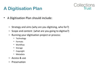 Introduction to Digitisation for Museums | PPT