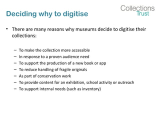 Introduction to Digitisation for Museums | PPT
