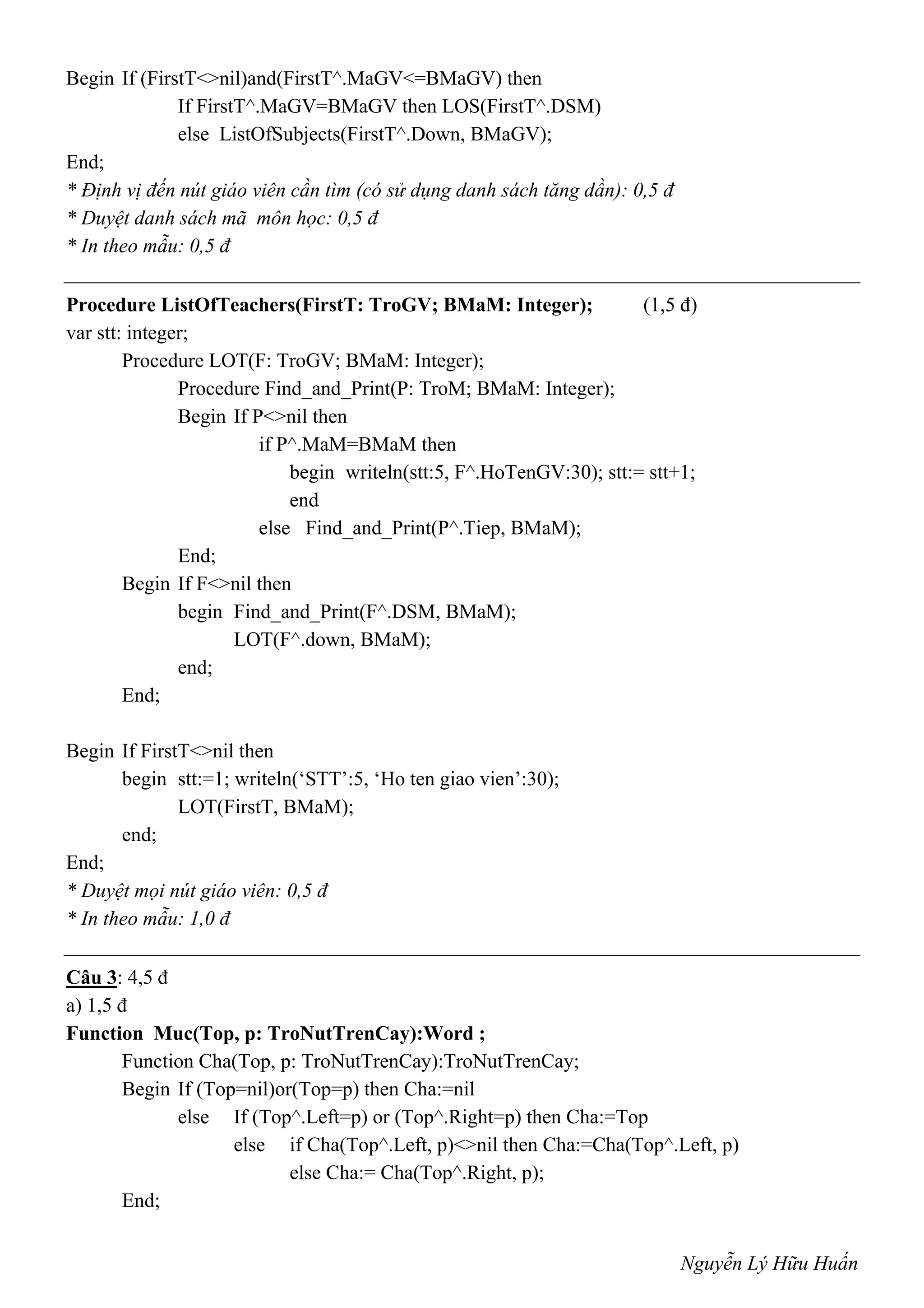 Ctdl 2005 - dap an | PDF