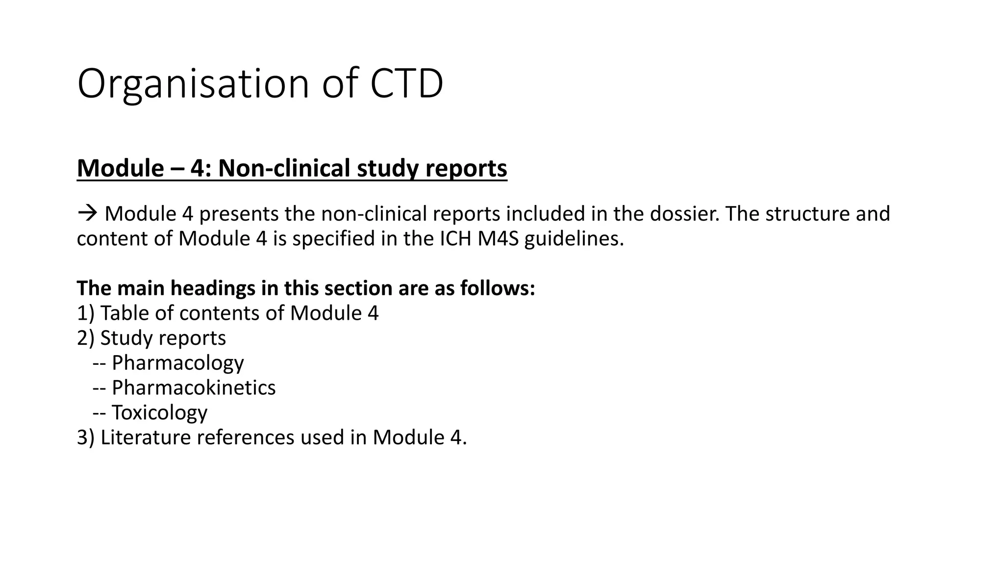 Common Technical Document (CTD) | PPTX