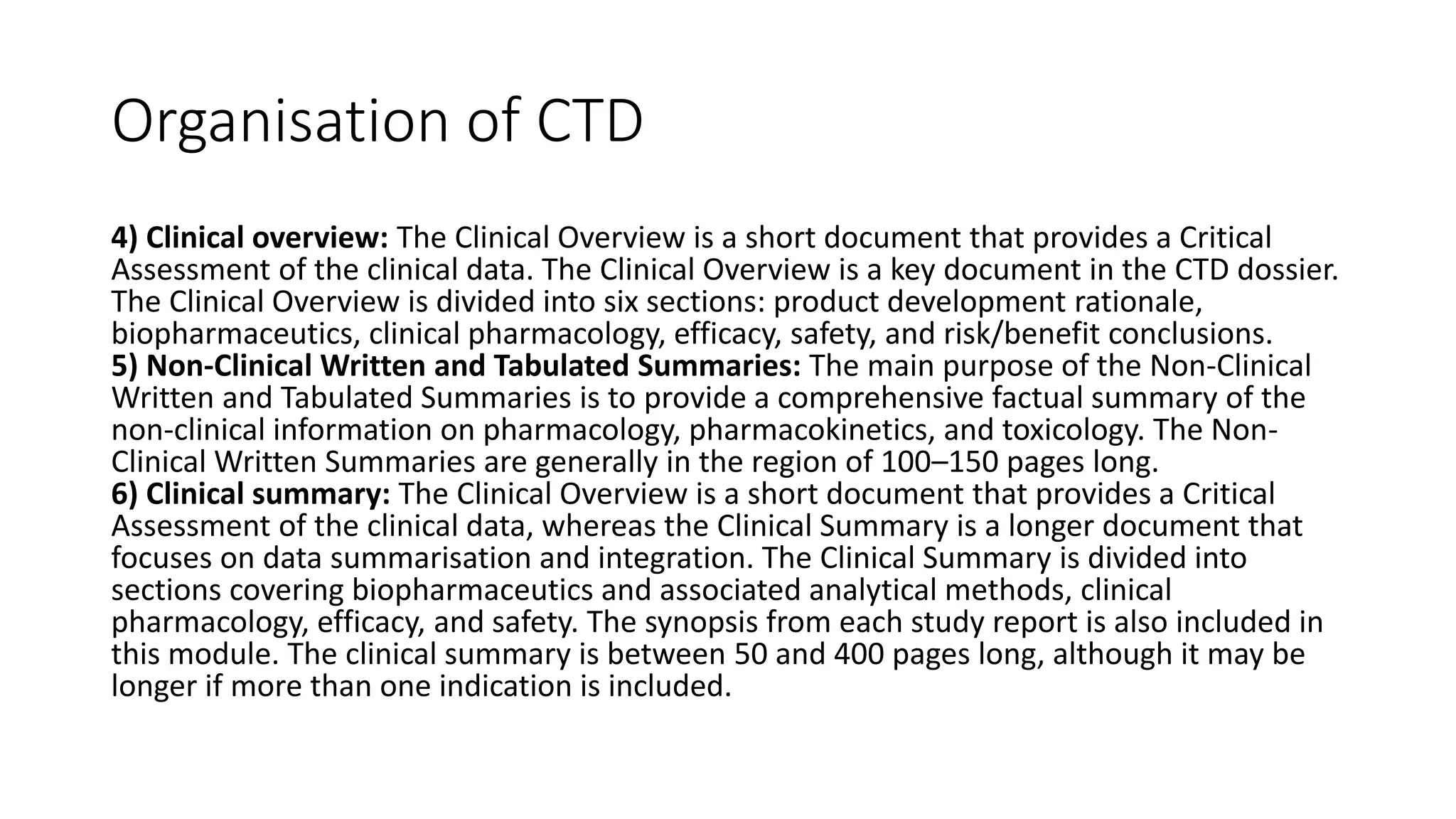 Common Technical Document (CTD) | PPTX