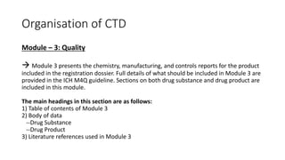 Common Technical Document (CTD) | PPTX