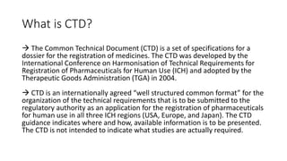 Common Technical Document (CTD) | PPTX