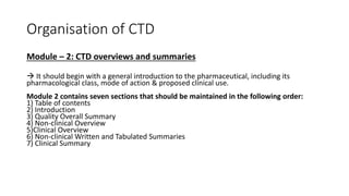 Common Technical Document (CTD) | PPTX