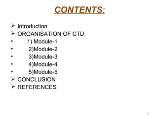Ctd ppt | PPT | Pharmaceutical Drugs | Medical Health