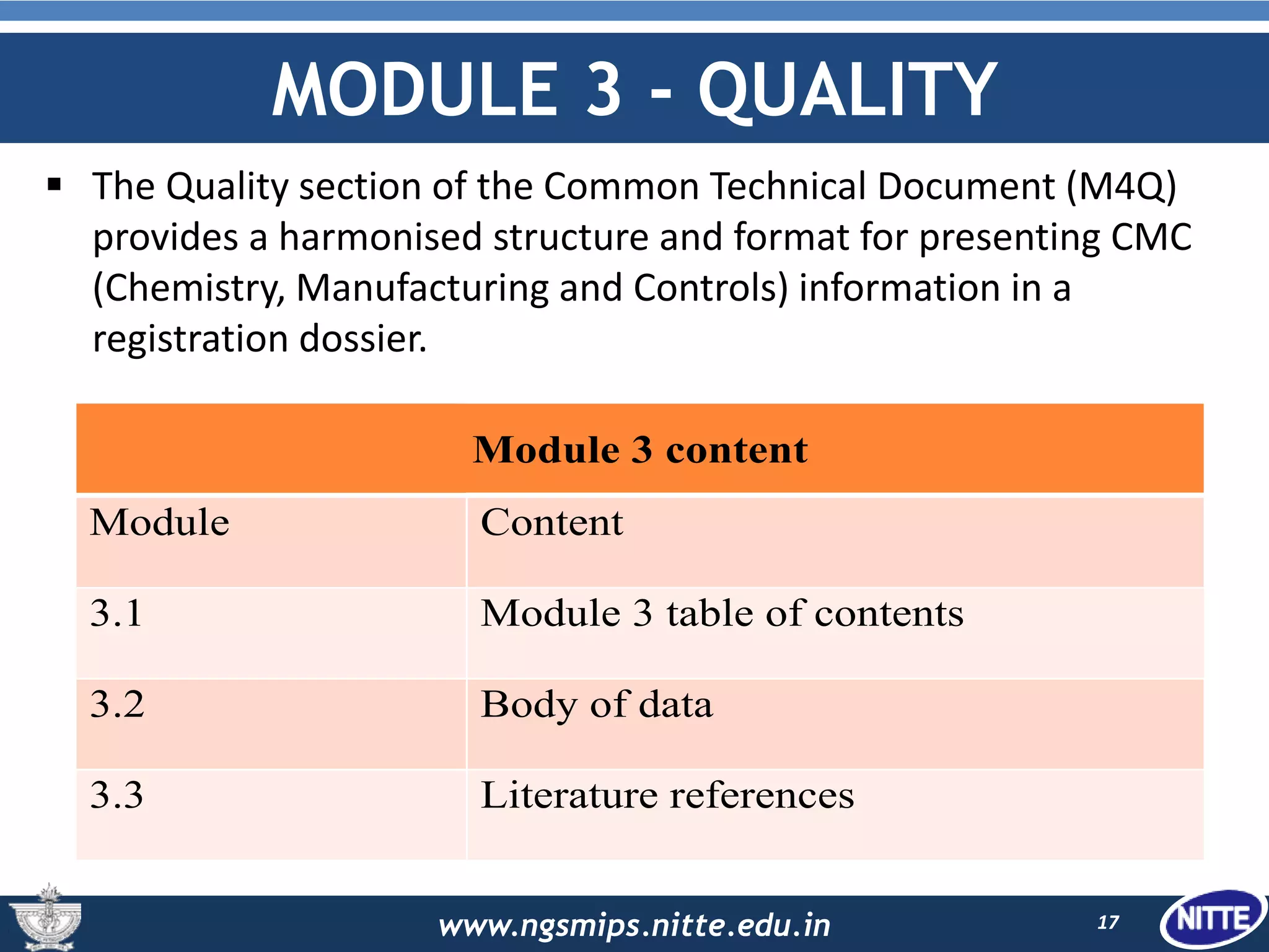Common Technical Document (CTD) | PPTX