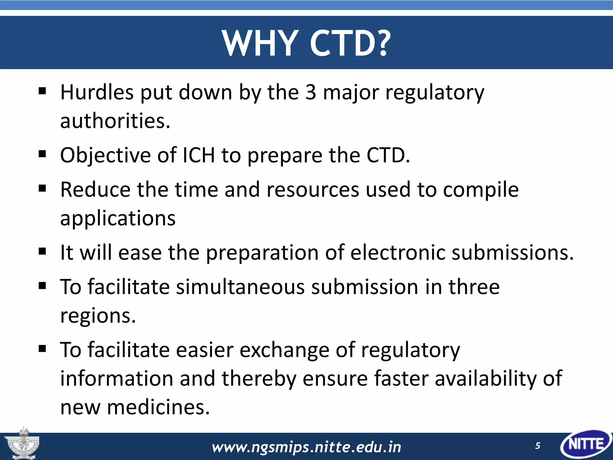 Common Technical Document (CTD) | PPTX