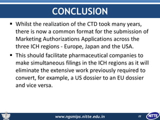 Common Technical Document (CTD) | PPTX