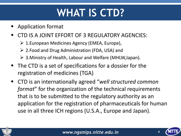 Common Technical Document (CTD) | PPTX | Pharmaceutical Industry ...