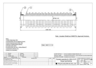 Current Transformer Drawing and GTP for MSETCL | PDF