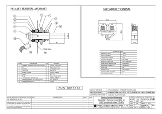 Current Transformer Drawing and GTP for MSETCL | PDF