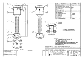 Current Transformer Drawing and GTP for MSETCL | PDF