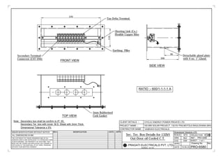 Current Transformer Drawing and GTP for MSETCL | PDF