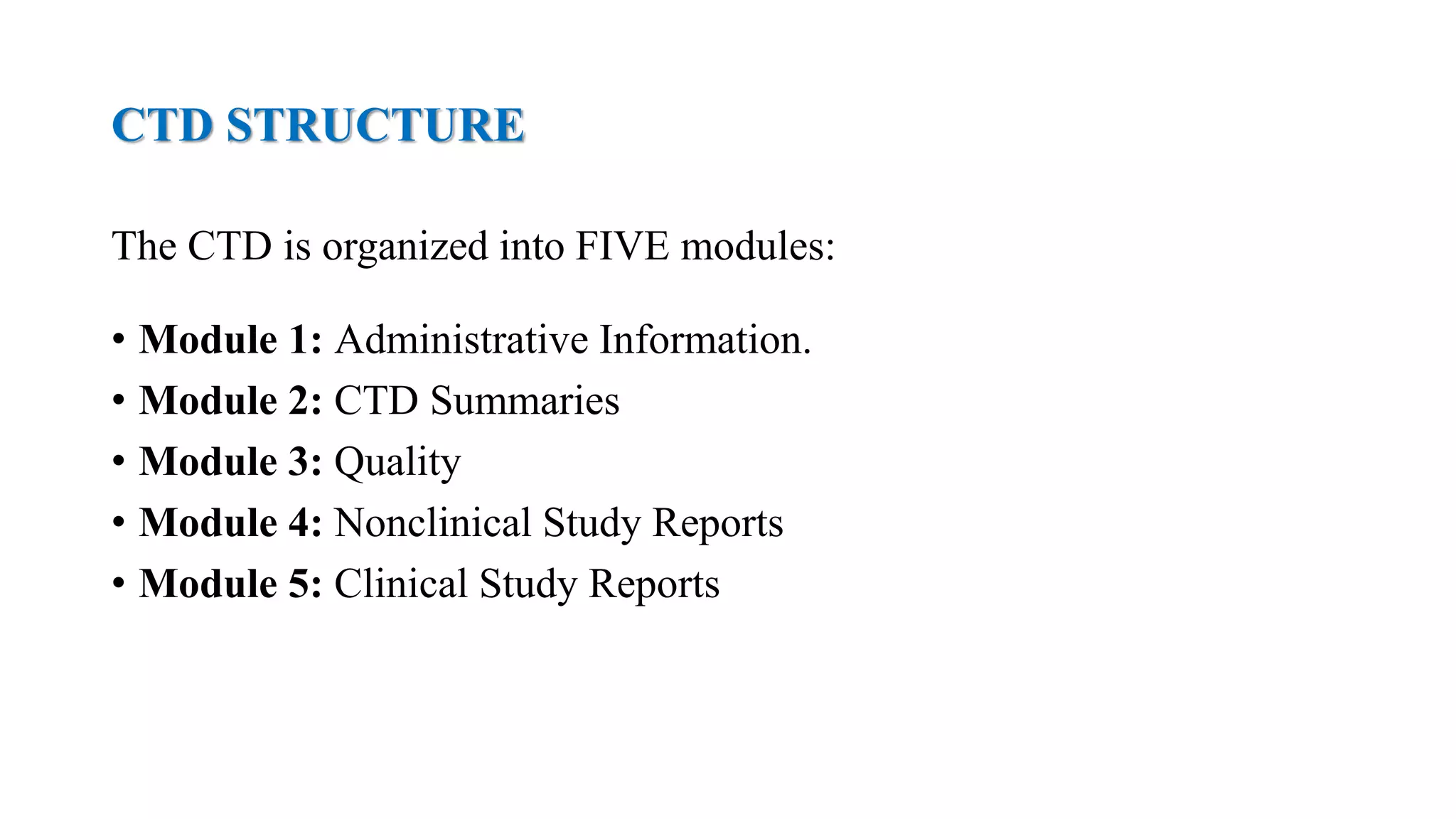 CTD structure | PPTX
