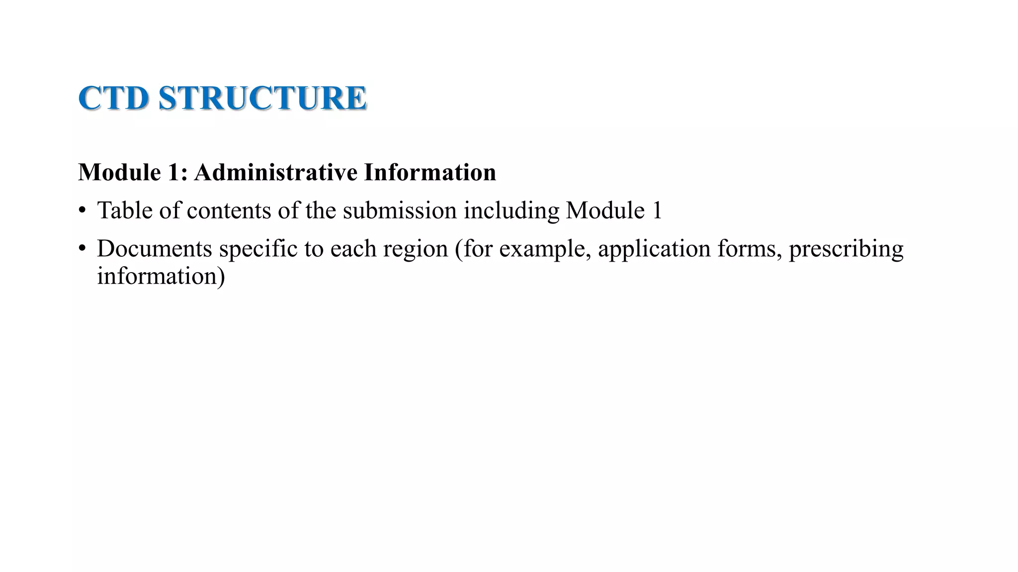 CTD structure | PPTX