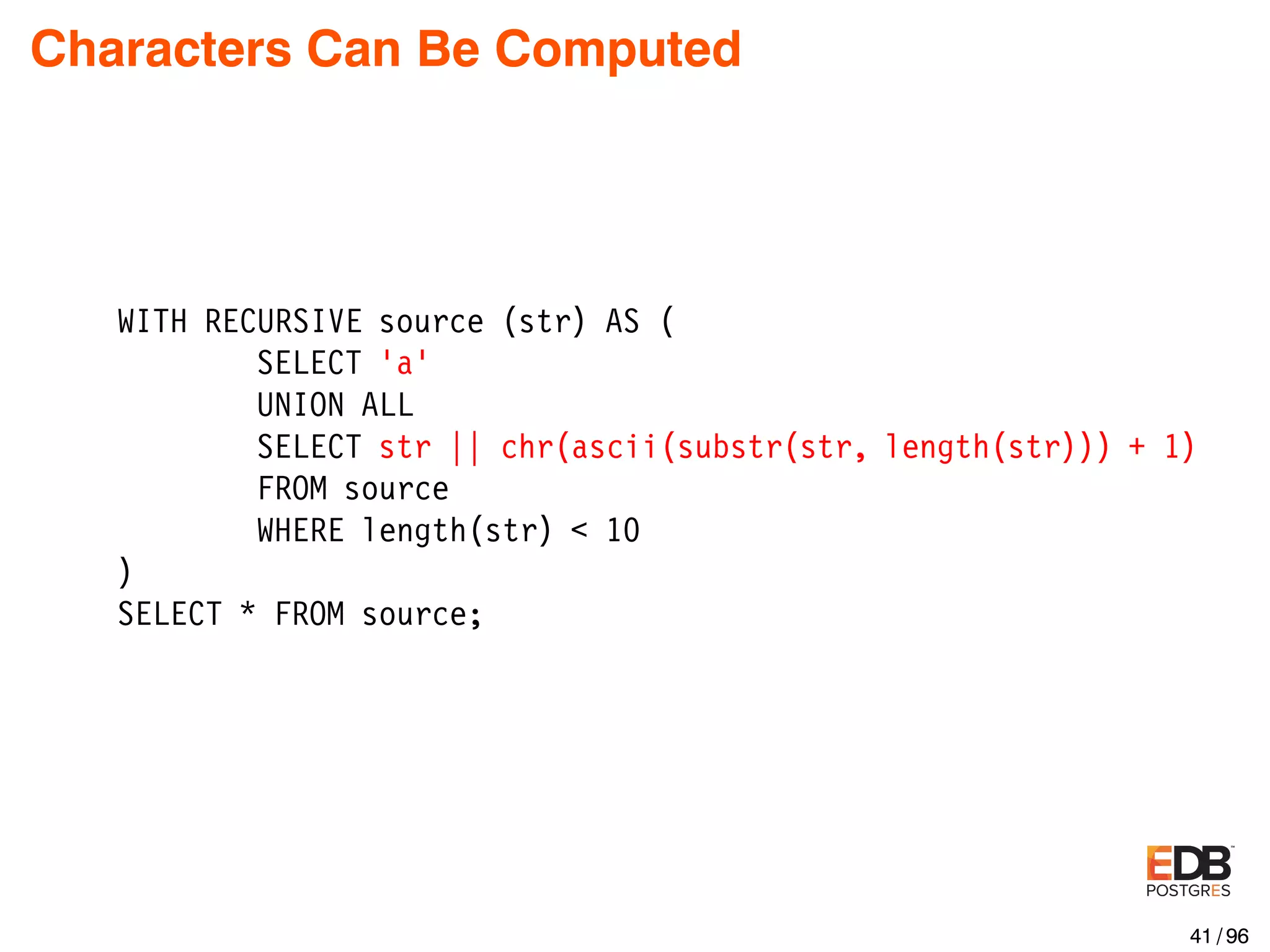 [apj] Common Table Expressions Ctes In Sql Ppt