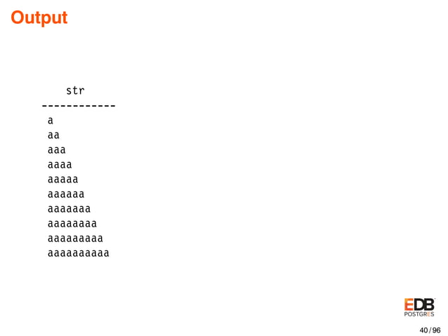 Apj Common Table Expressions Ctes In Sql Ppt