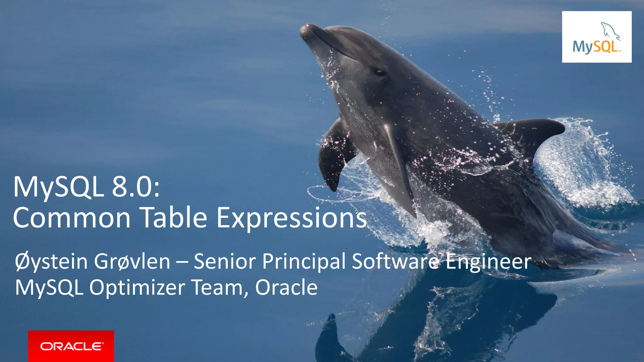 MySQL 8.0: Common Table Expressions | PDF