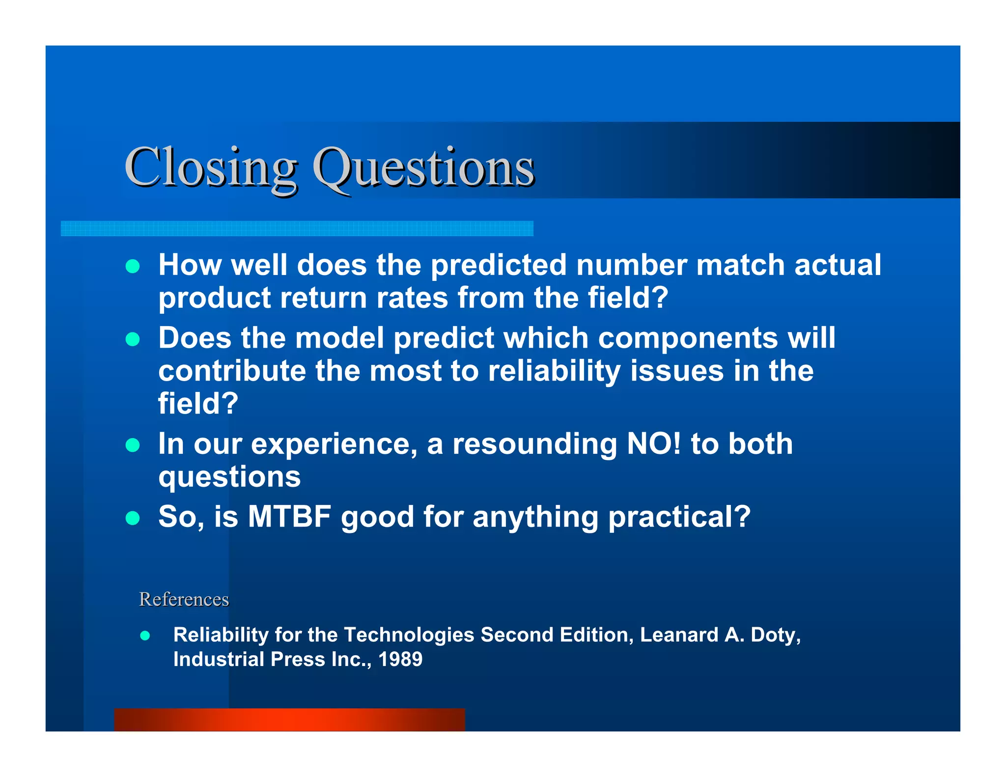 Electronics Reliability Prediction Using the Product Bill of Materials ...