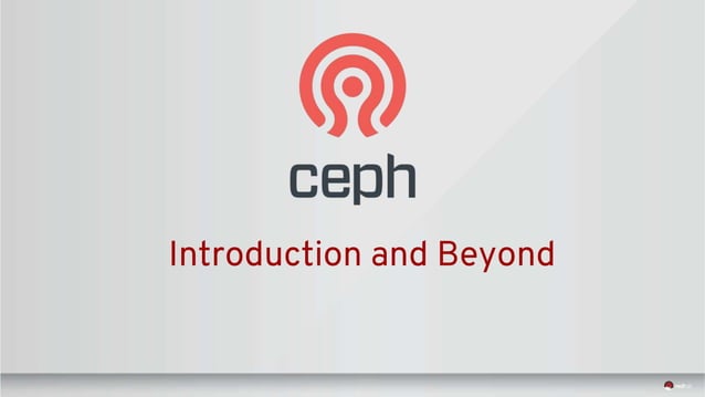 Ceph Introduction 2017 | PPTX