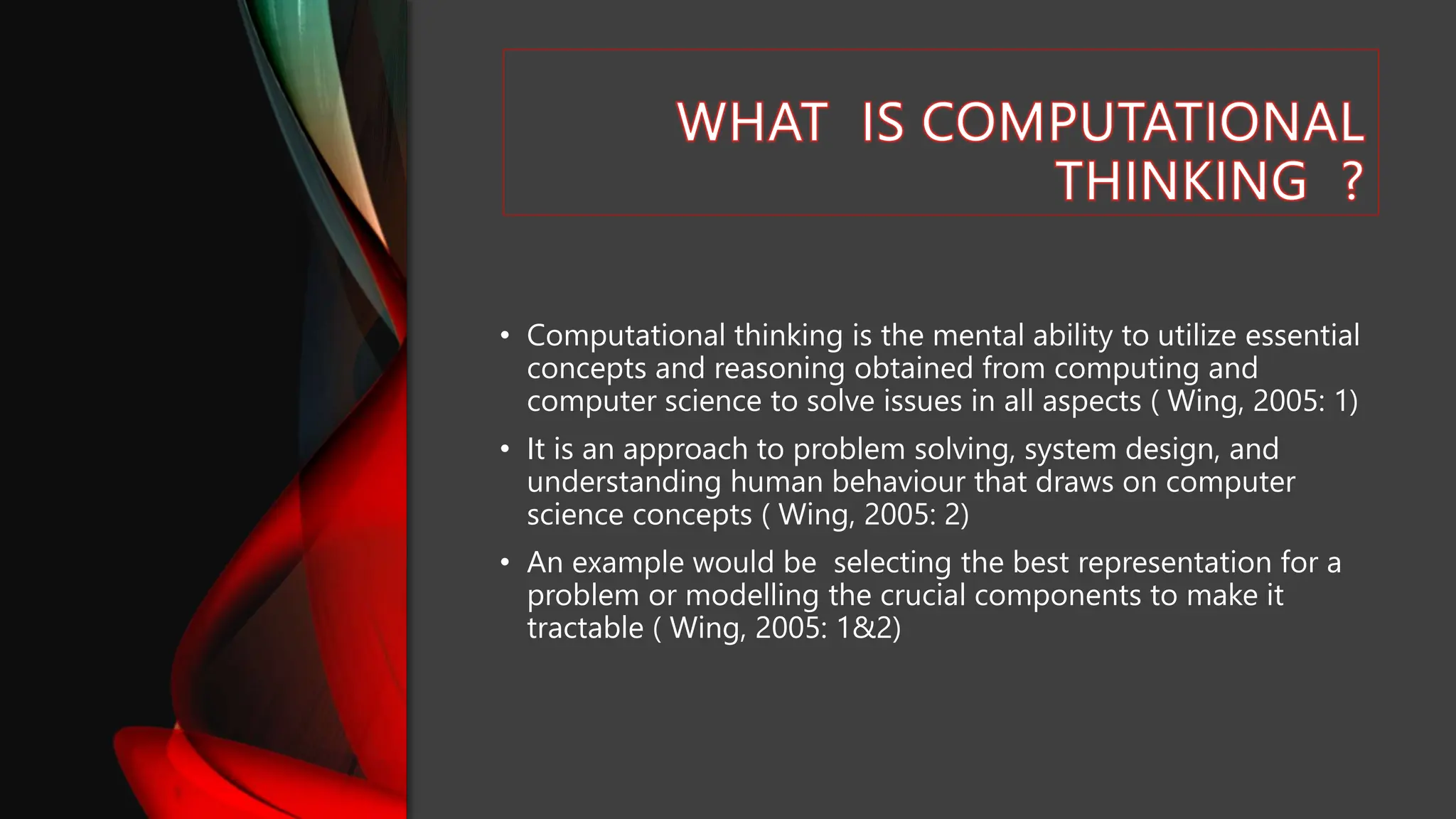Computational Thinking Ebook Ppt