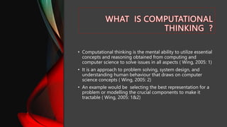 COMPUTATIONAL THINKING EBOOK | PPTX | Computing | Technology & Computing