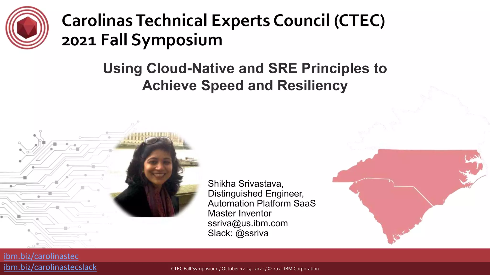 Using Cloud-Native and SRE Principles to Achieve Speed and Resiliency | PPT
