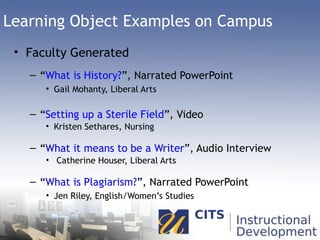 Creating Resuable Learning Objects for Your Classroom | PPT