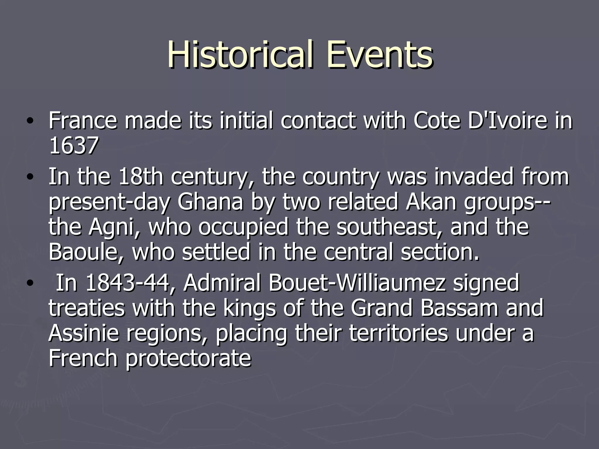 Côte d’ivoire | PPT