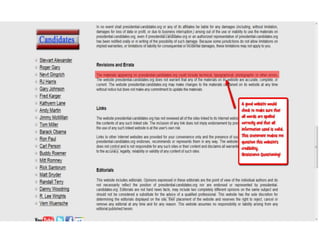 2012 Presidential Candidates | PPTX