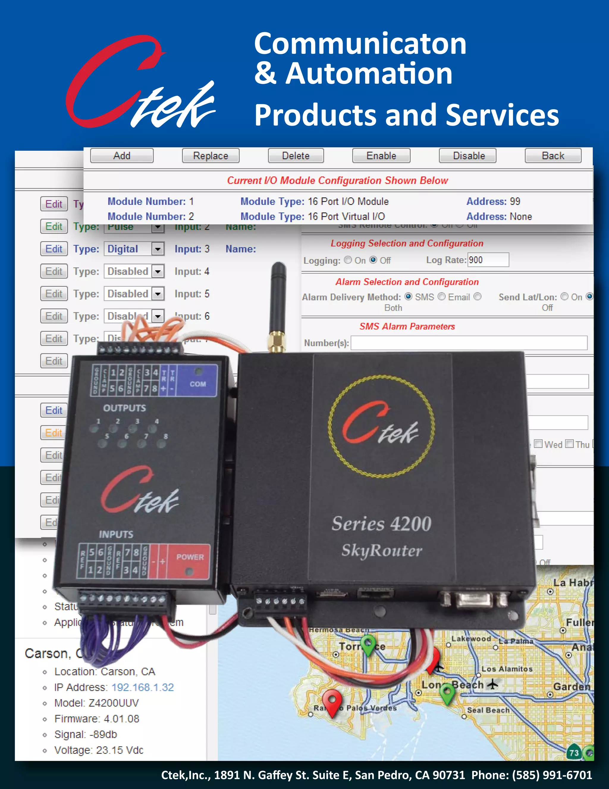Ctek Cellular Automation & Control Catalag 2014 | PDF