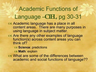 Ctel Module1 Domain 1 Fall07 | PPT